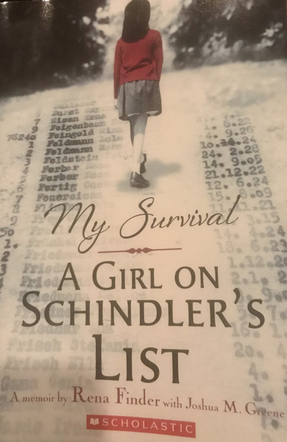 My Survival A Girl On Schindler's List - Sweet Potato Py